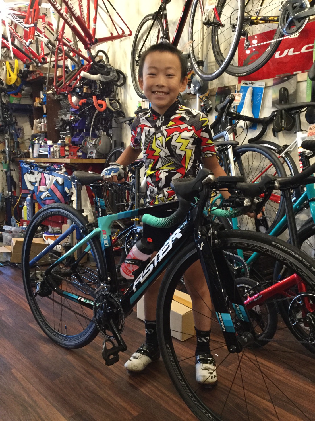 「ASTER 」A610 小学生から乗れるエアロフレーム 祝☆納車 セットリスト① – ブログ☆「CycleFlower/サイクルフラワー」の自転車ブログ