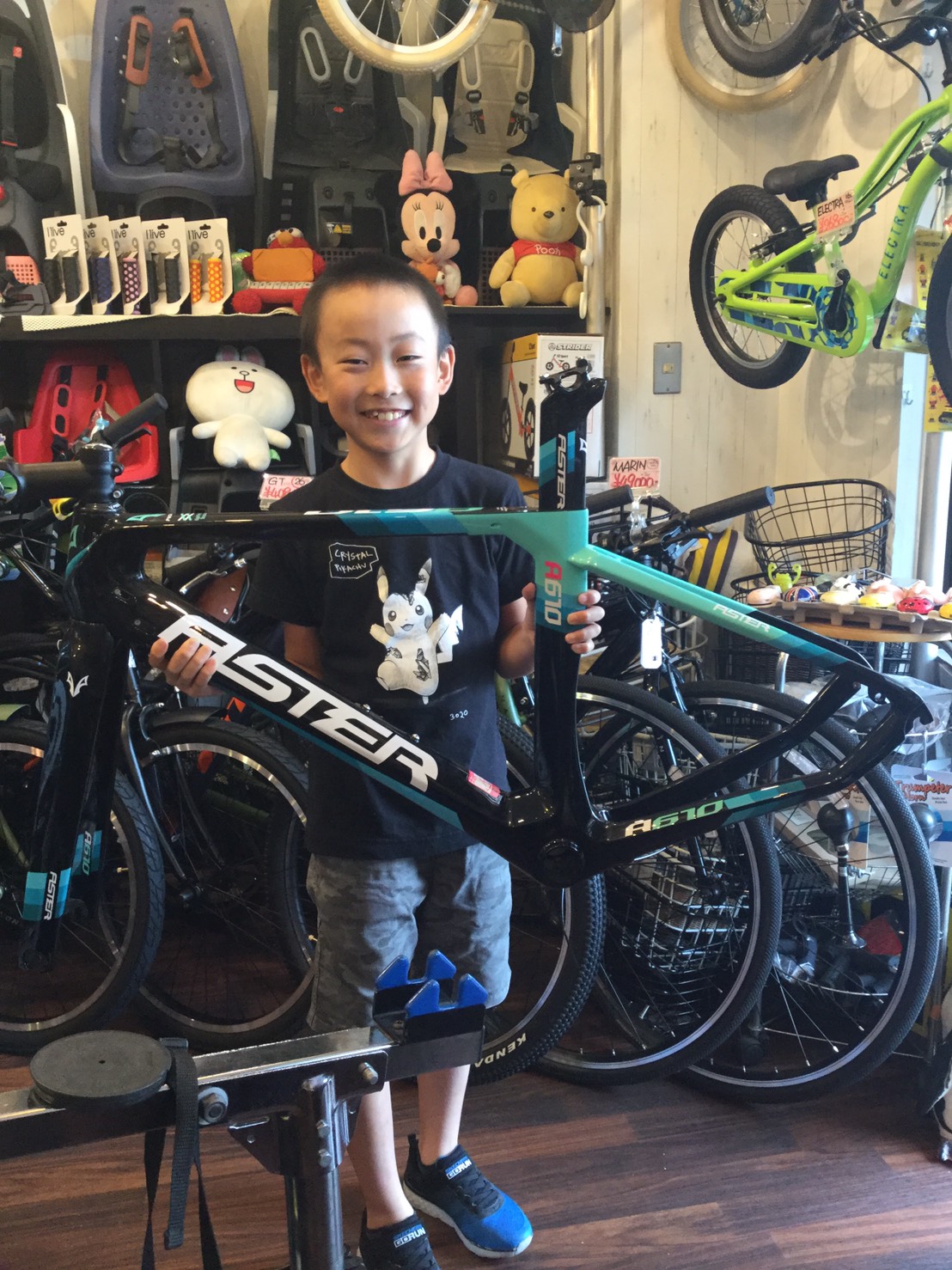 「ASTER 」A610 小学生から乗れるエアロフレーム 祝☆納車 セットリスト① – ブログ☆「CycleFlower/サイクルフラワー」の自転車ブログ