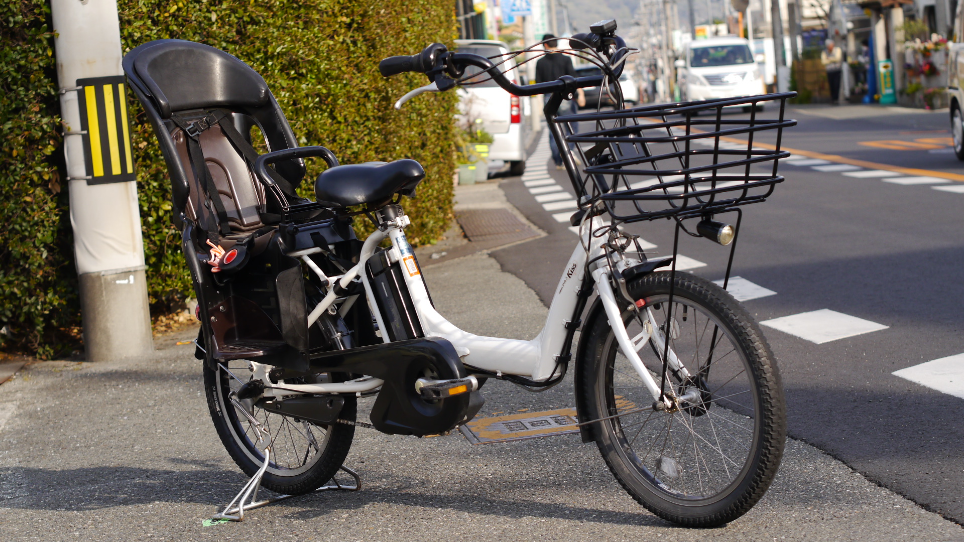 カスタム☆YAMAHA PAS KISS チャイルドシート取り外してバスケット取付 – ブログ☆「CycleFlower/サイクルフラワー」の自転車ブログ